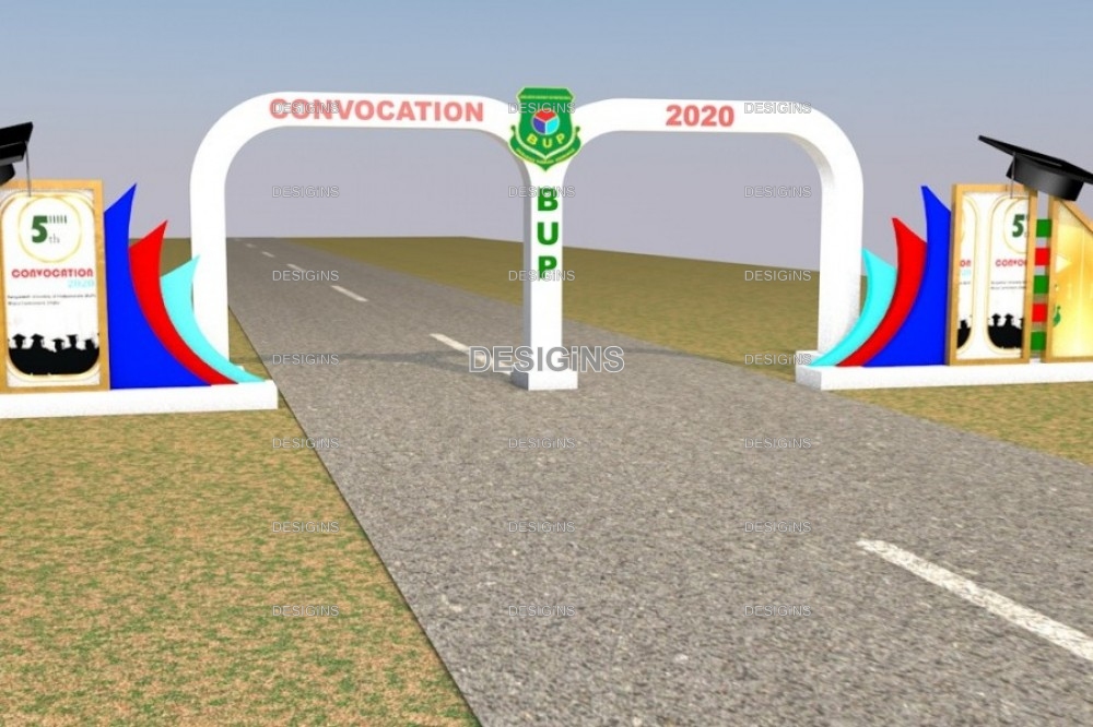 Amazing 3d events gate venue gate welcome gate design